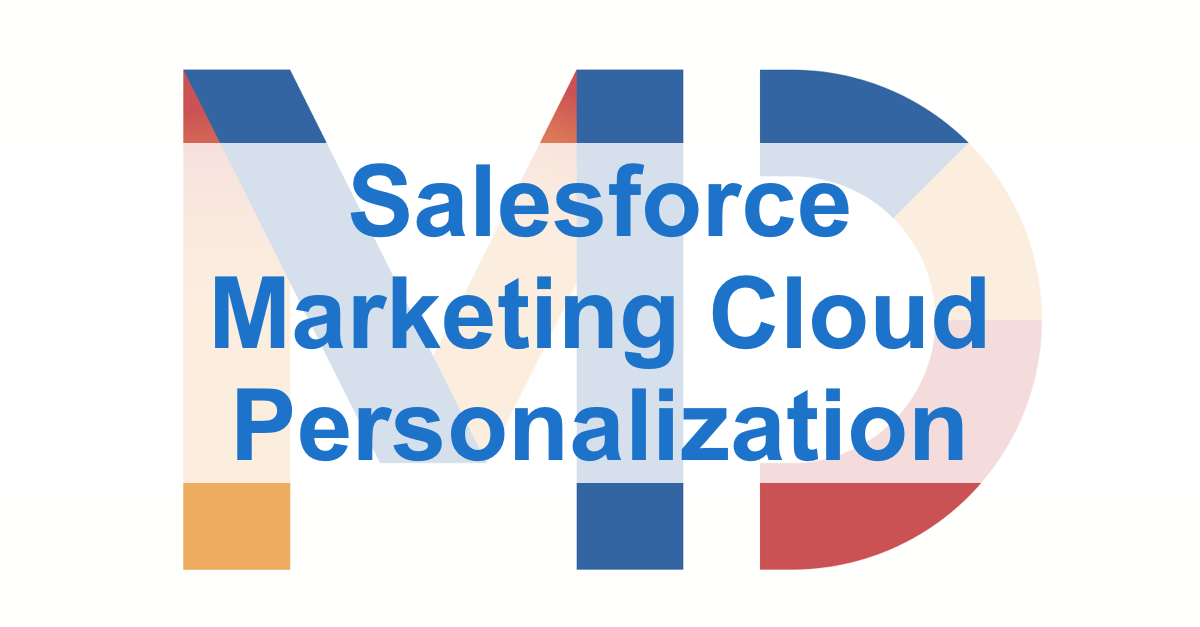 Salesforce Marketing Cloud Personalization | Mateusz Dąbrowski